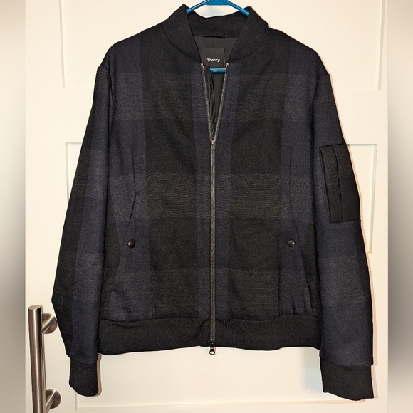 Theory | Jackets & Coats | Mens Theory Jacket Size Medium Blue And ...